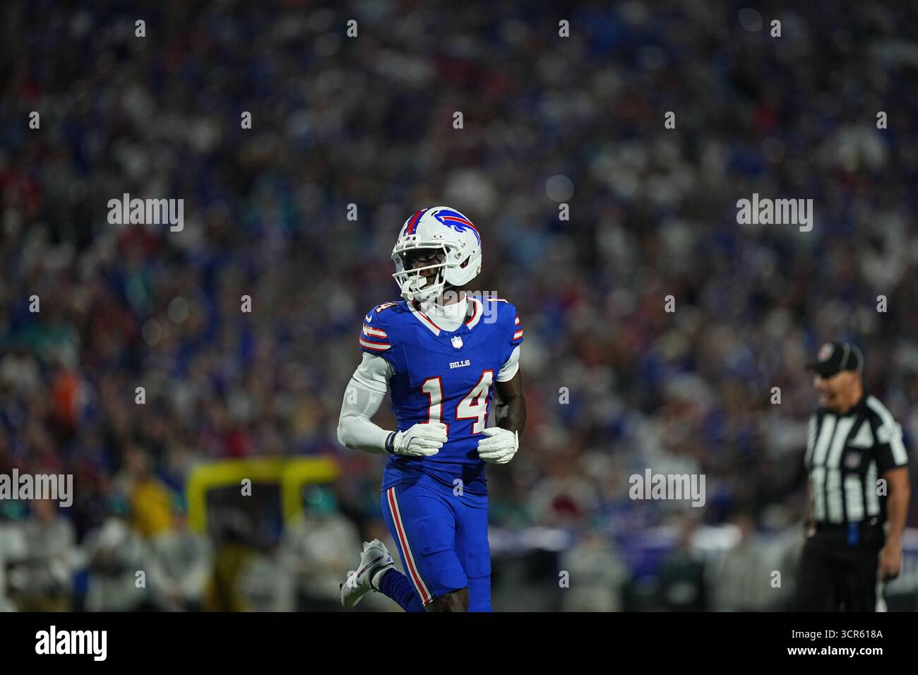 Buffalo Bills' Tyrell Shavers in action during an NFL football game ...