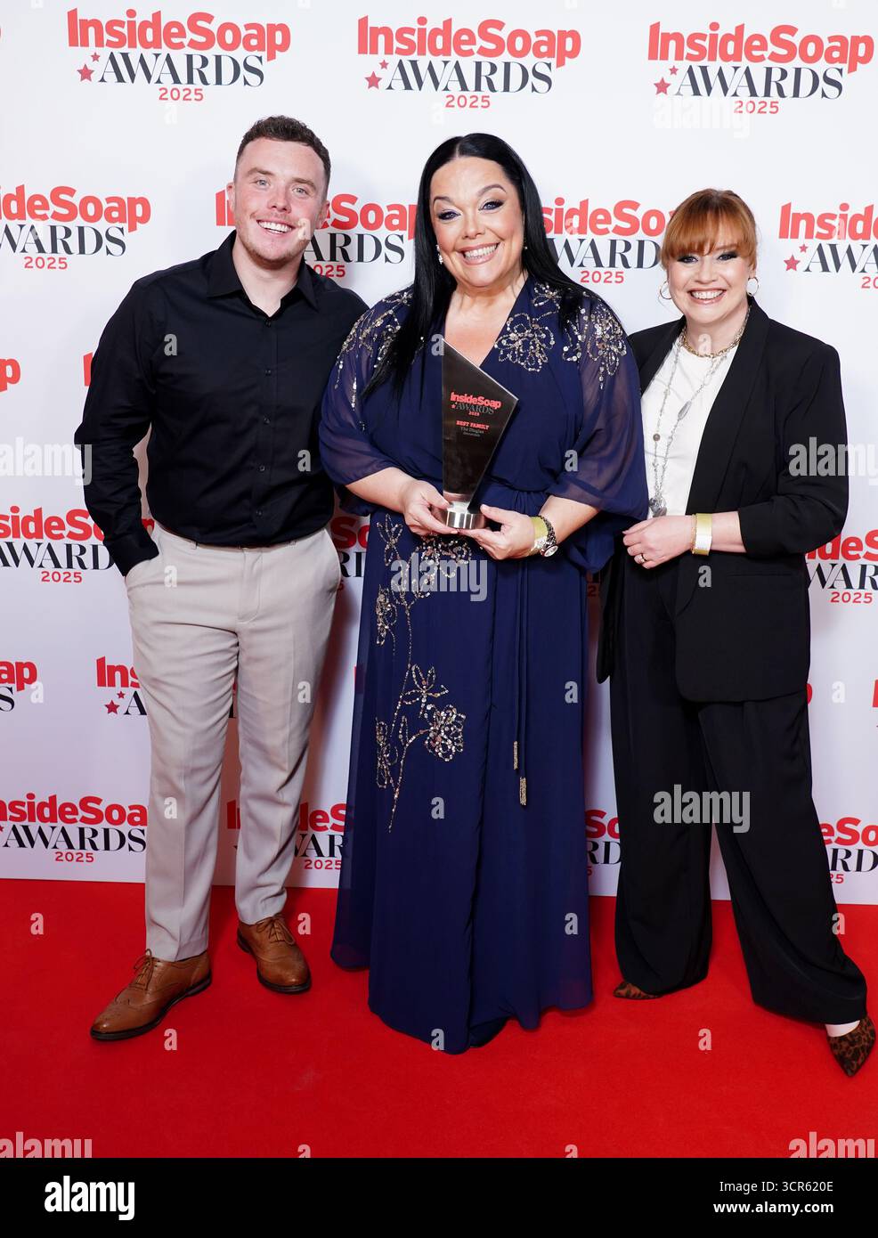 (left to right) Bradley Johnson, Lisa Riley and Karen Blick with the ...