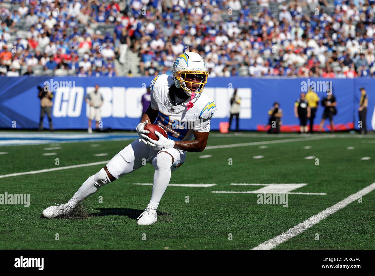 Los Angeles Chargers cornerback Tarheeb Still (29) returns a punt during an NFL football game ...