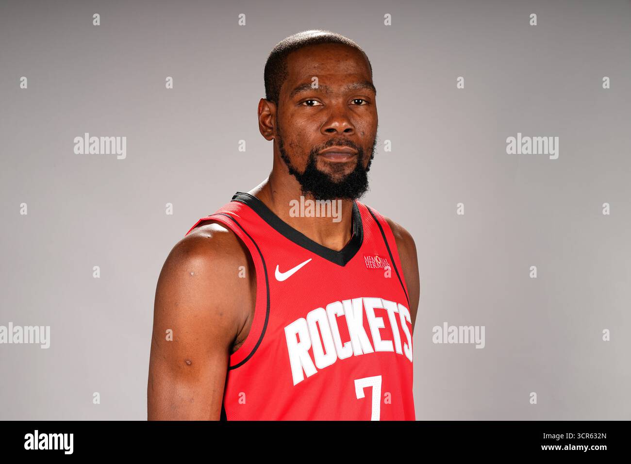 Houston Rockets' Kevin Durant poses for a photograph during an NBA ...