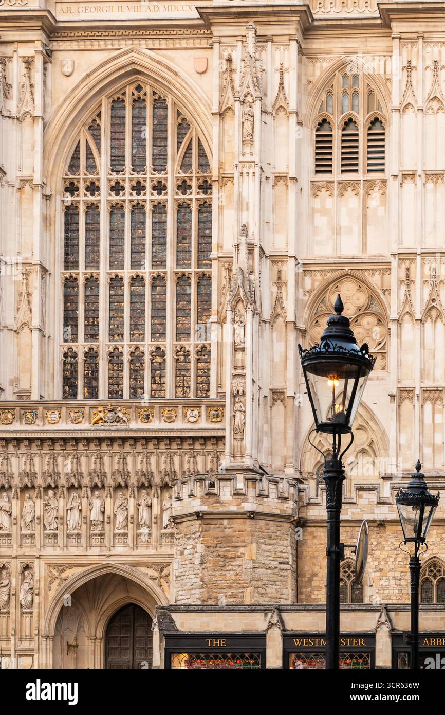 London, UK 09 July 2025 gothic architecture of Westminster Abbey ...