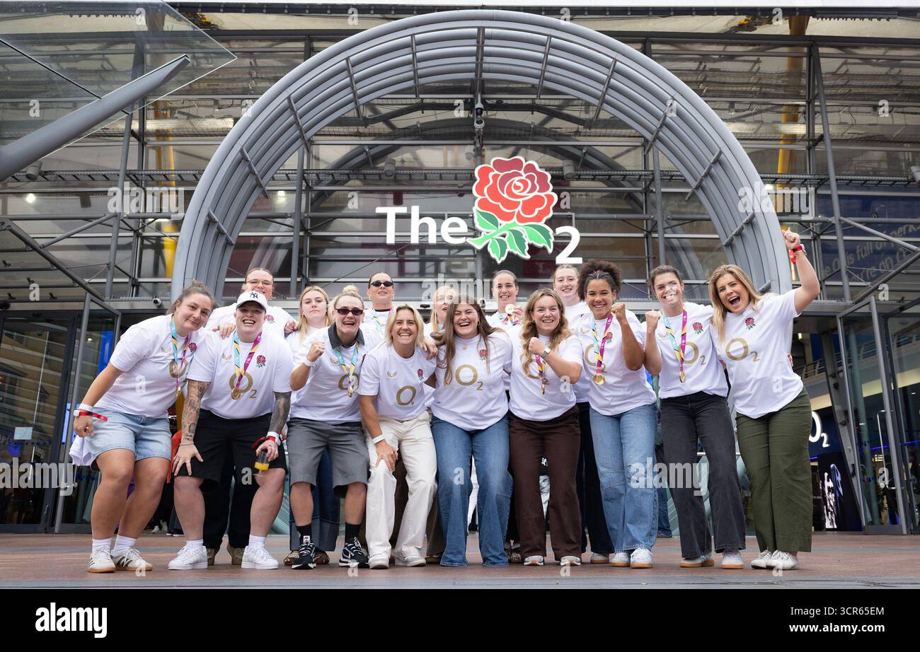 EDITORIAL USE ONLY The England's Women's National Rugby team, known as ...