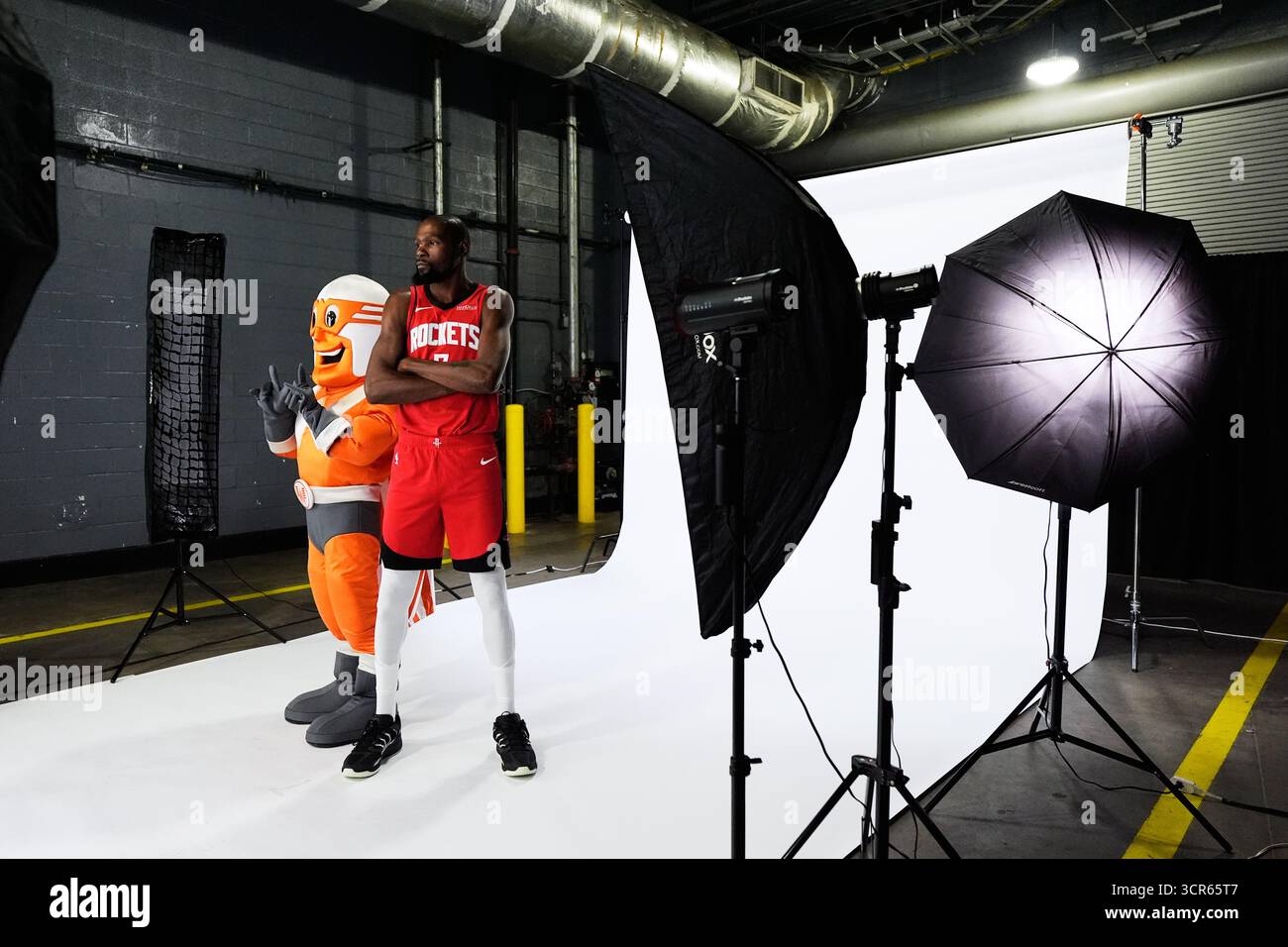 Houston Rockets forward Kevin Durant participates in the NBA basketball ...