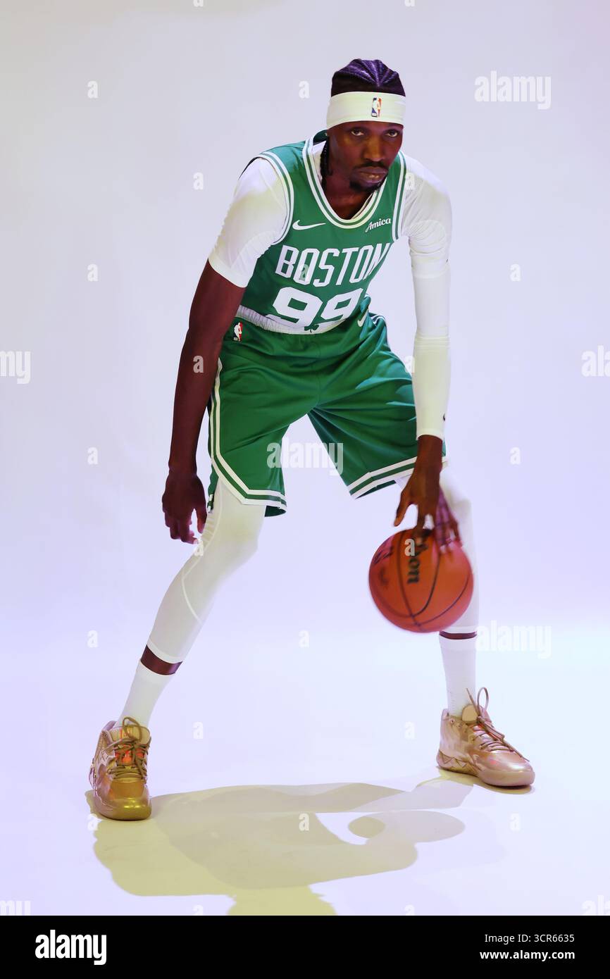 Boston Celtics' Chris Boucher poses for a photo during the NBA ...