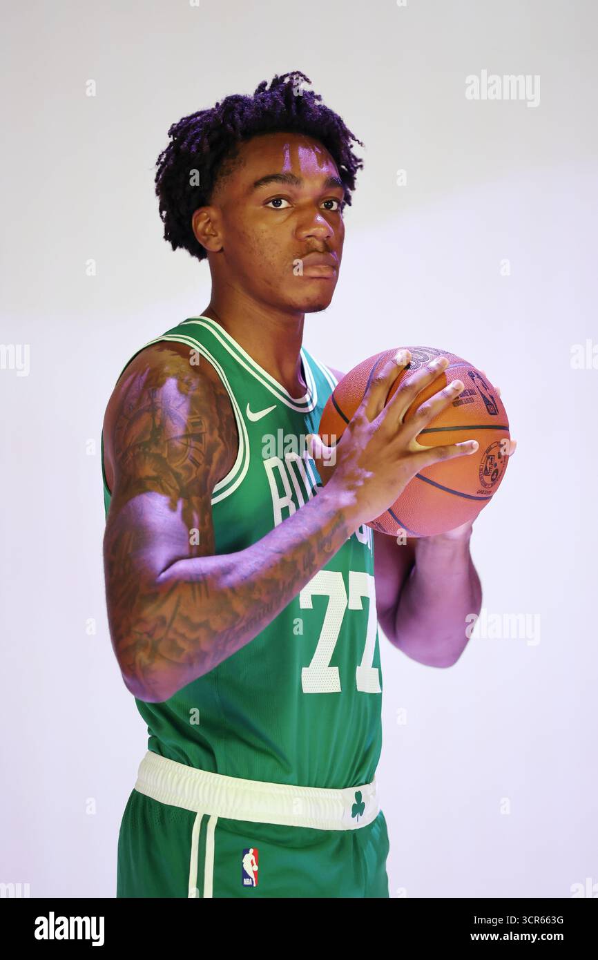 Boston Celtics' Amari Williams poses for a photo during the NBA ...