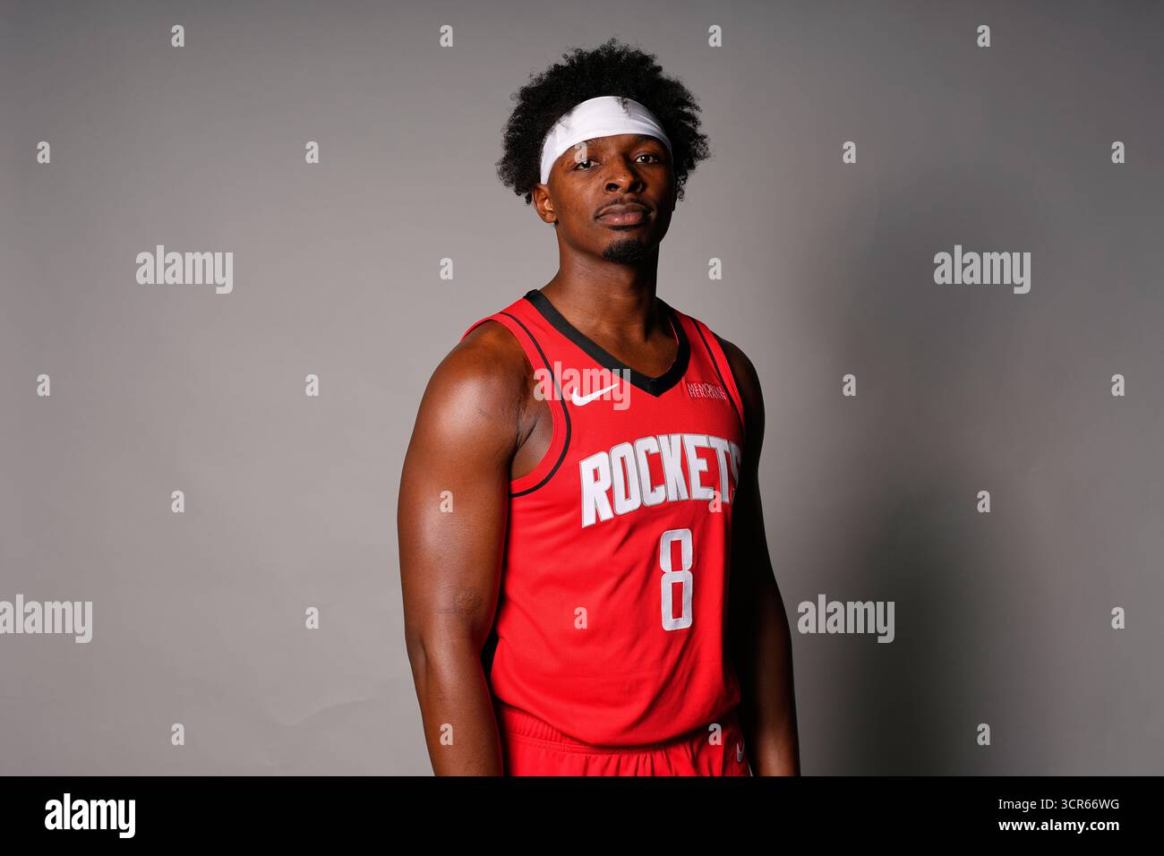 Houston Rockets' Jae'Sean Tate poses for a photograph during an NBA ...