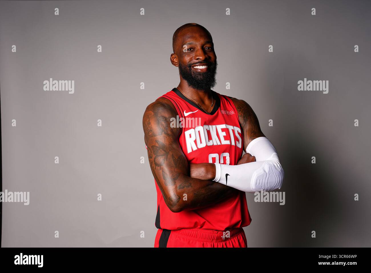 Houston Rockets' Jeff Green poses for a photograph during an NBA ...