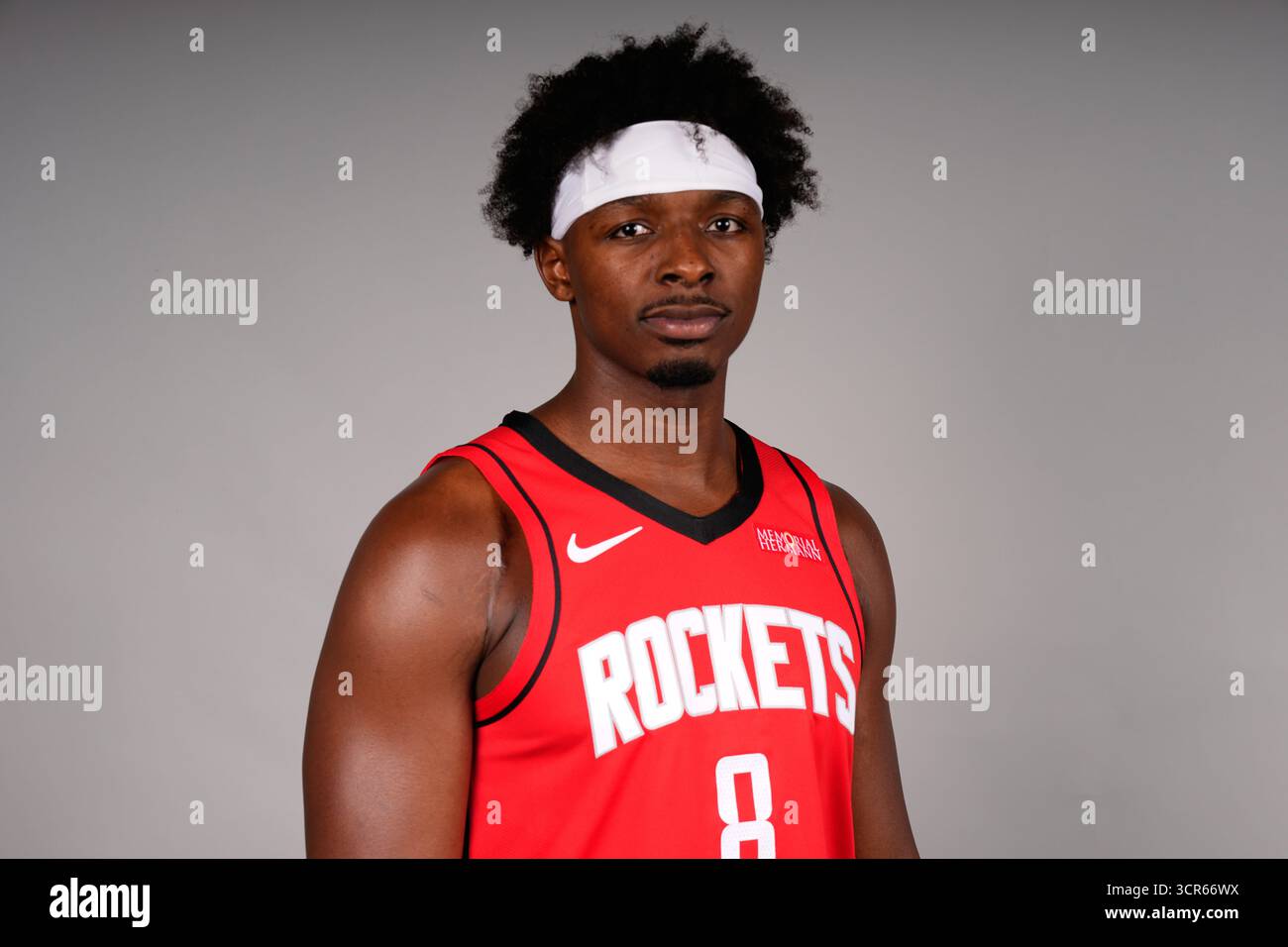 Houston Rockets' Jae'Sean Tate poses for a photograph during an NBA ...
