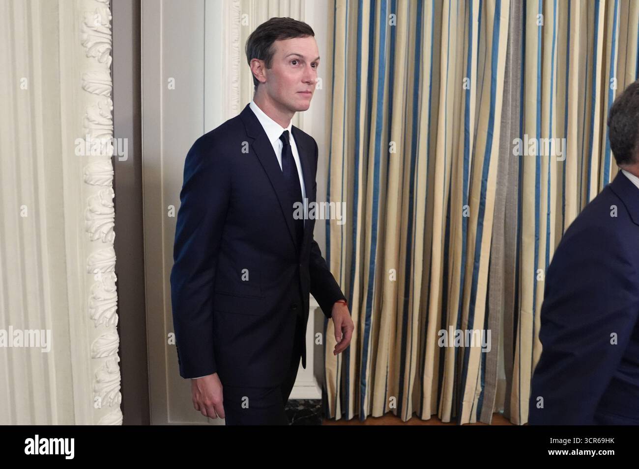 Jared Kushner arrives before President Donald Trump attends a news ...