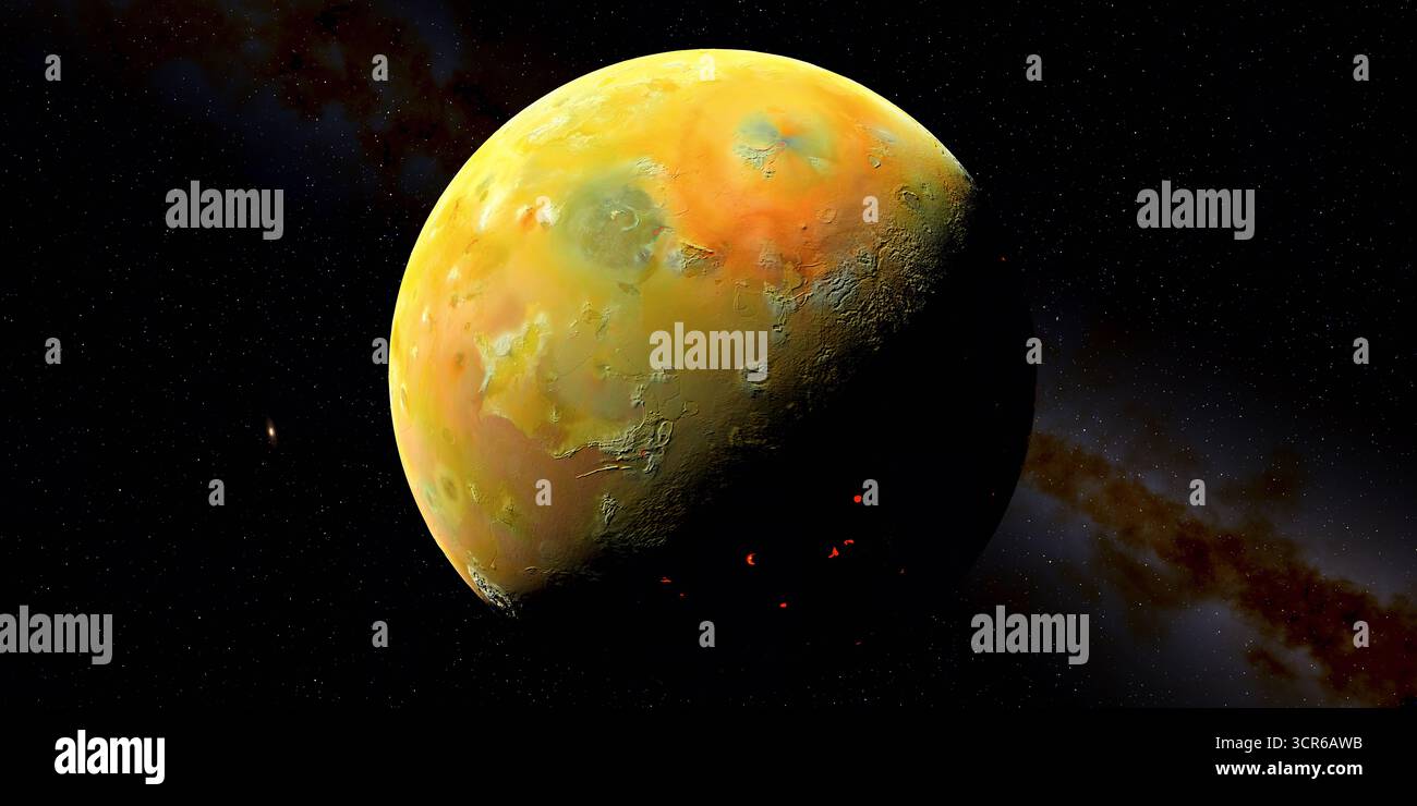 Io erupting volcano hi-res stock photography and images - Alamy
