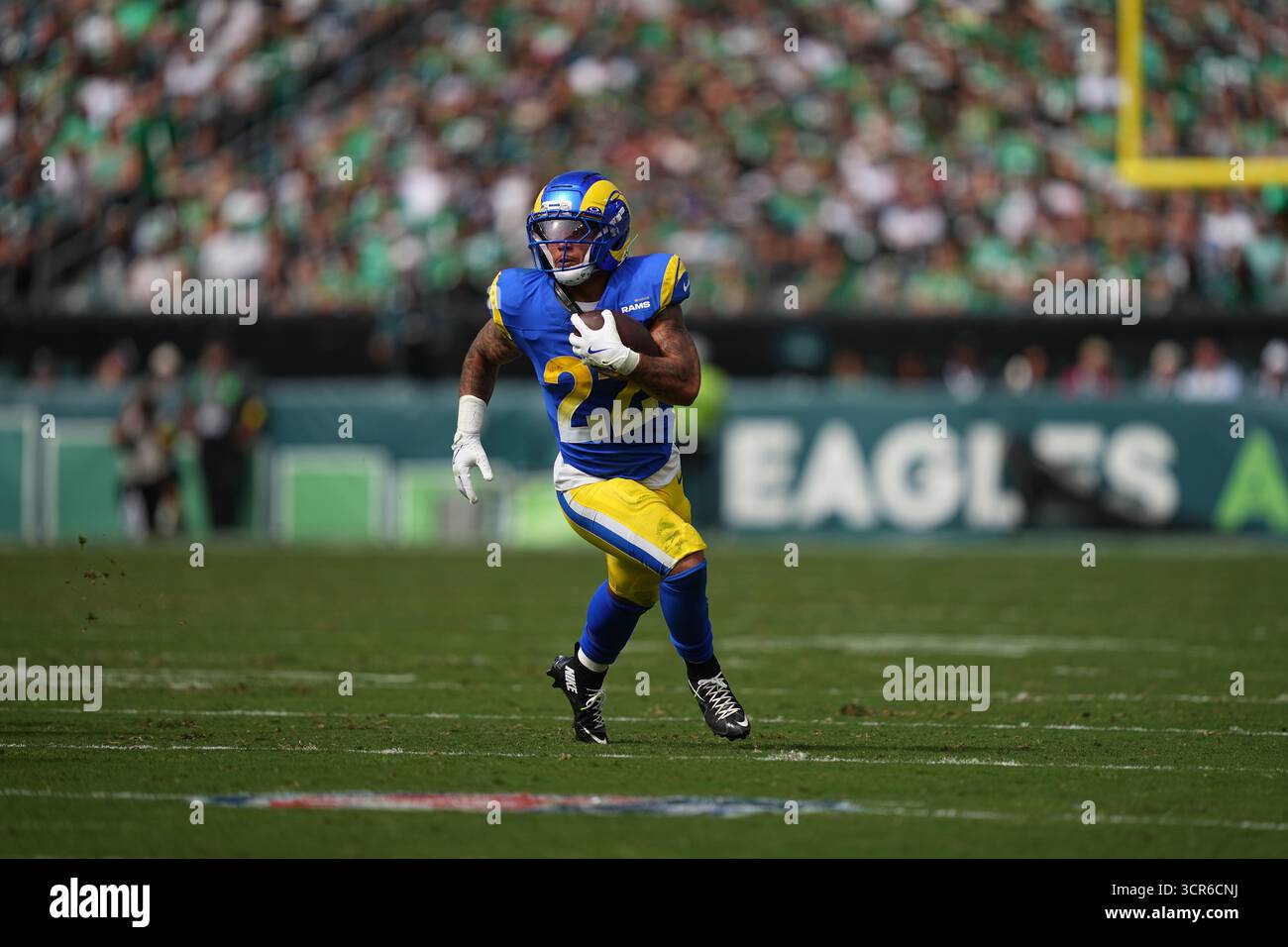 Los Angeles Rams' Blake Corum in action during an NFL football game in ...