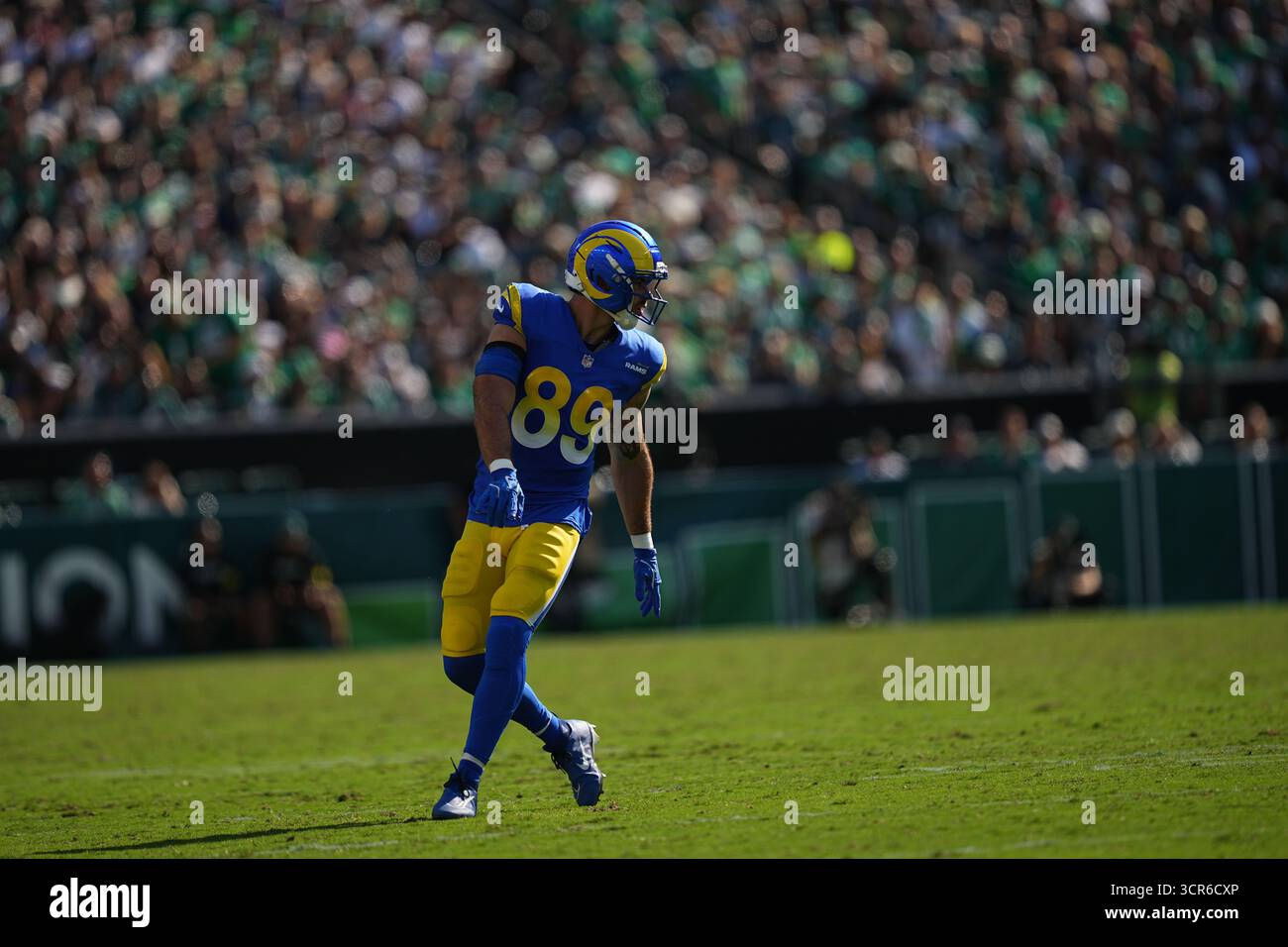 Los Angeles Rams' Tyler Higbee in action during an NFL football game in ...