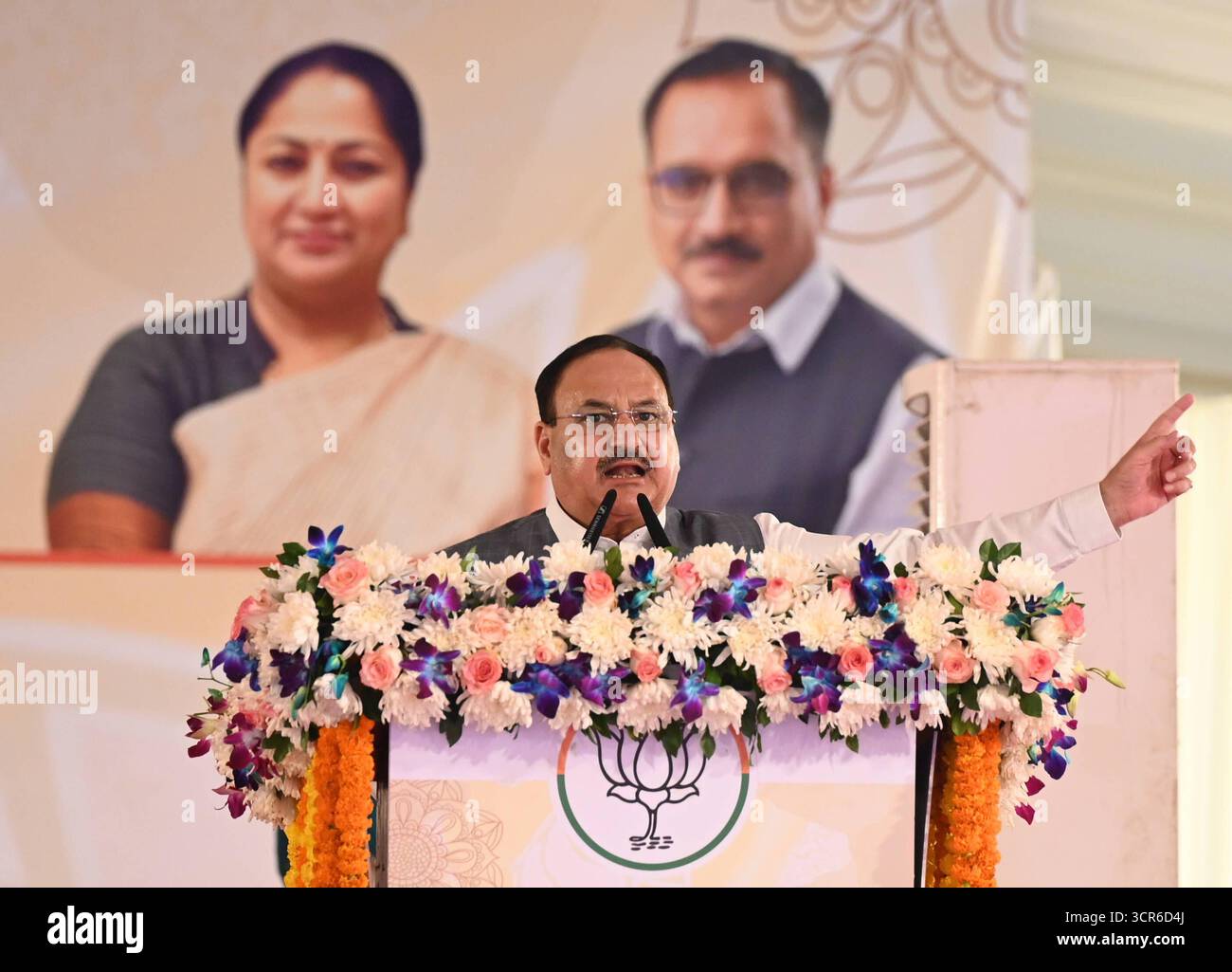 NEW DELHI, INDIA - SEPTEMBER 29: BJP National President Jagat Prakash ...