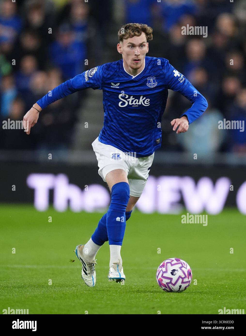 Everton's James Garner during the Premier League match at the Hill ...