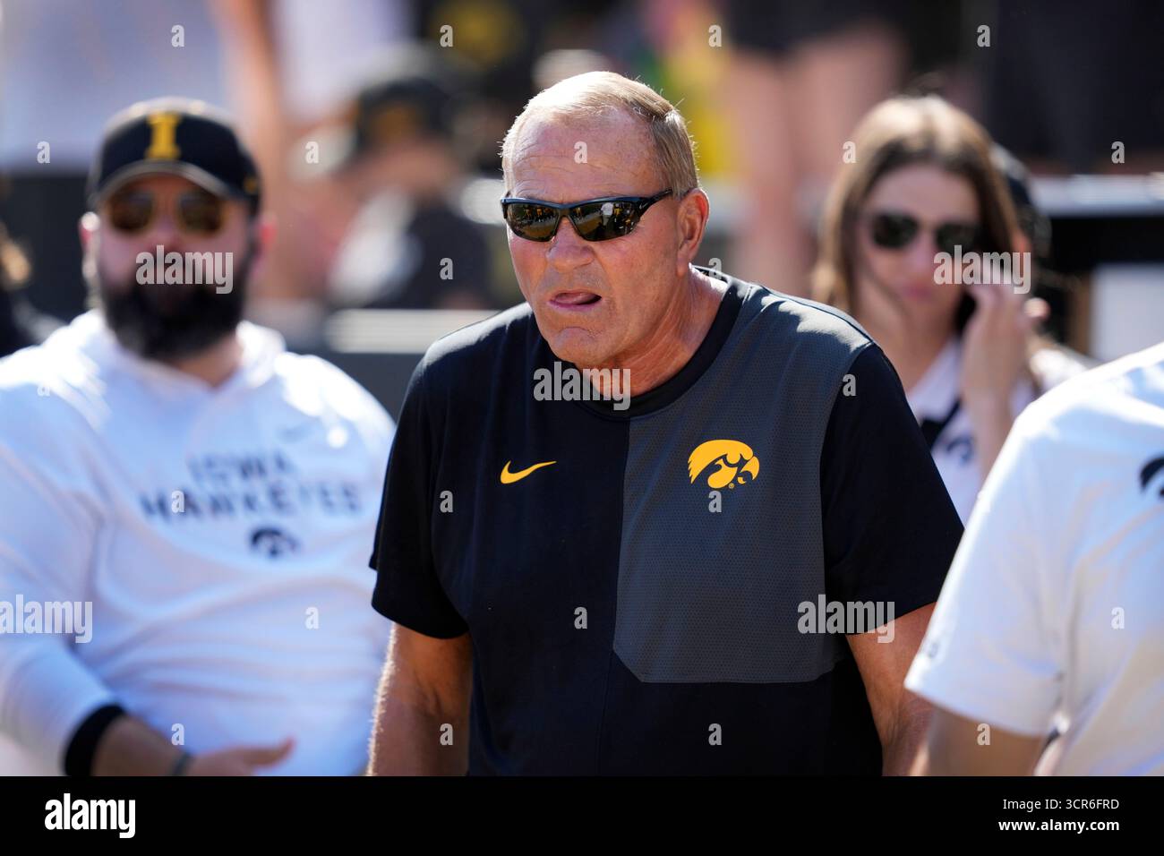 Former Iowa assistant coach Dan McCarney stands on the sideline before ...