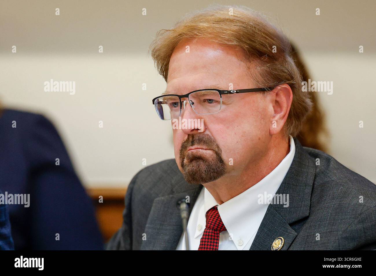 Rep. Chuck Edwards (R-NC) listens to testimony as the House Judiciary ...
