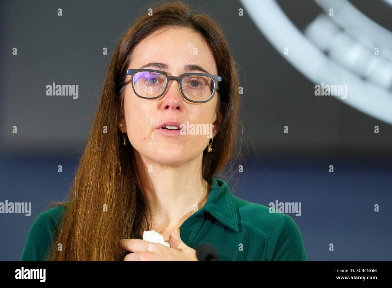 Austin, Texas, USA. 29 Sept, 2025. SONORA THOMAS, sister of Eliza ...