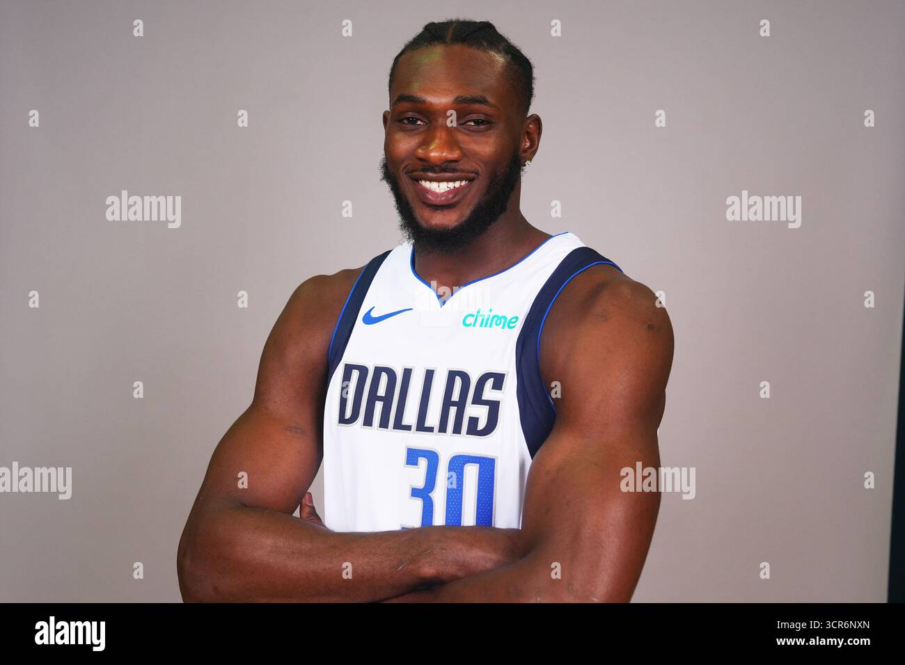 Dallas Mavericks center Moussa Cisse (30) poses for a photo during the ...