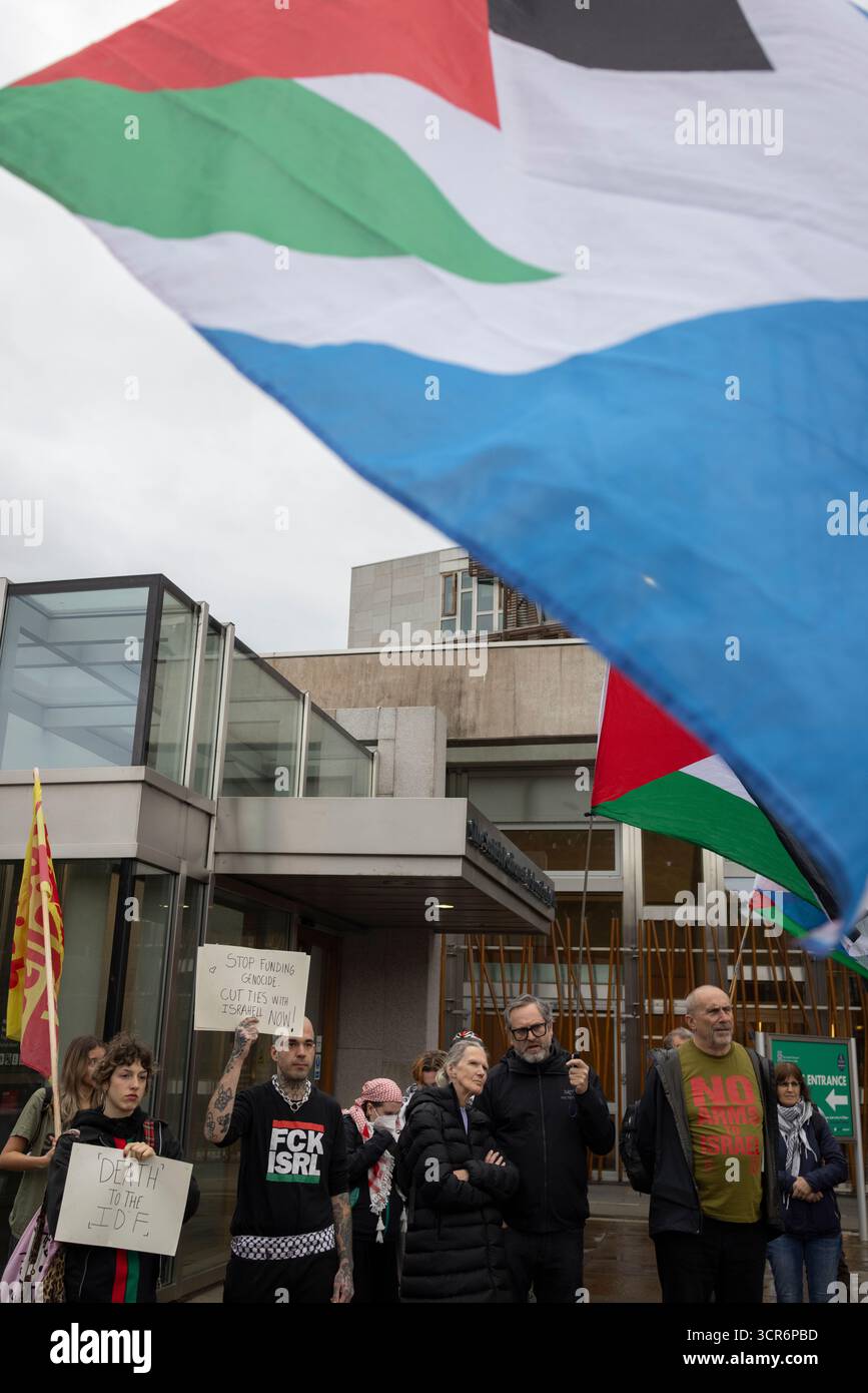 Edinburgh, UK, 29th Sept. 2025. Mothers Against Genocide hold a protest ...