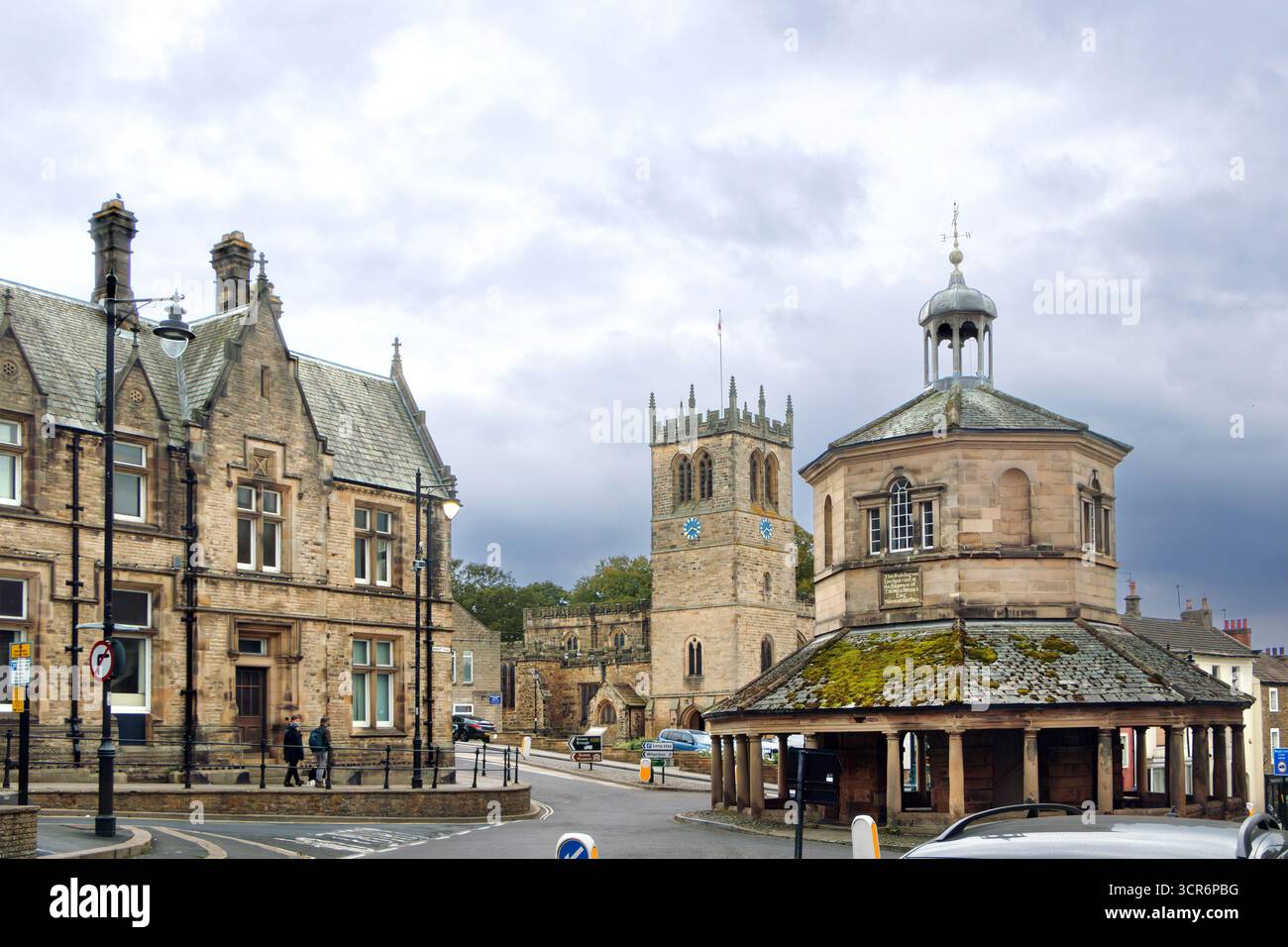 St. Mary’s Church and the Butter Market, Barnard Castle, yorkshire ...