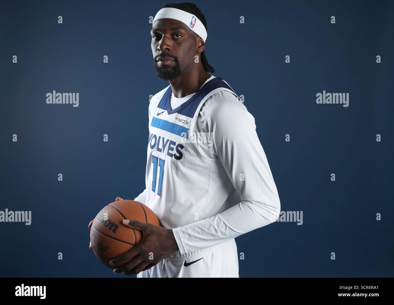 Minnesota Timberwolves center Naz Reid poses for a photo during the NBA ...
