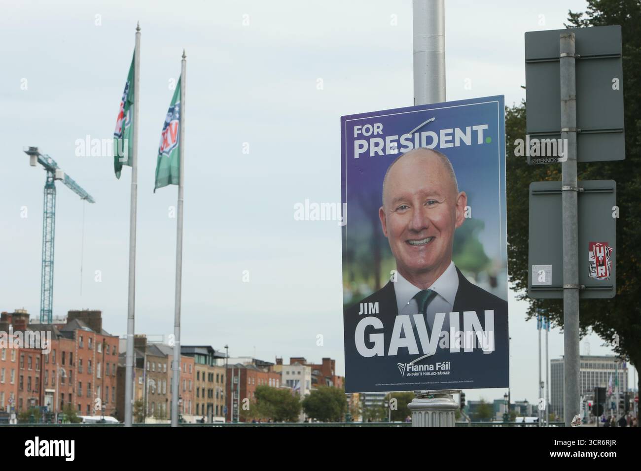 Dublin, Ireland - 29th September 2025 - Fianna Fail candidate Jim Gavin ...
