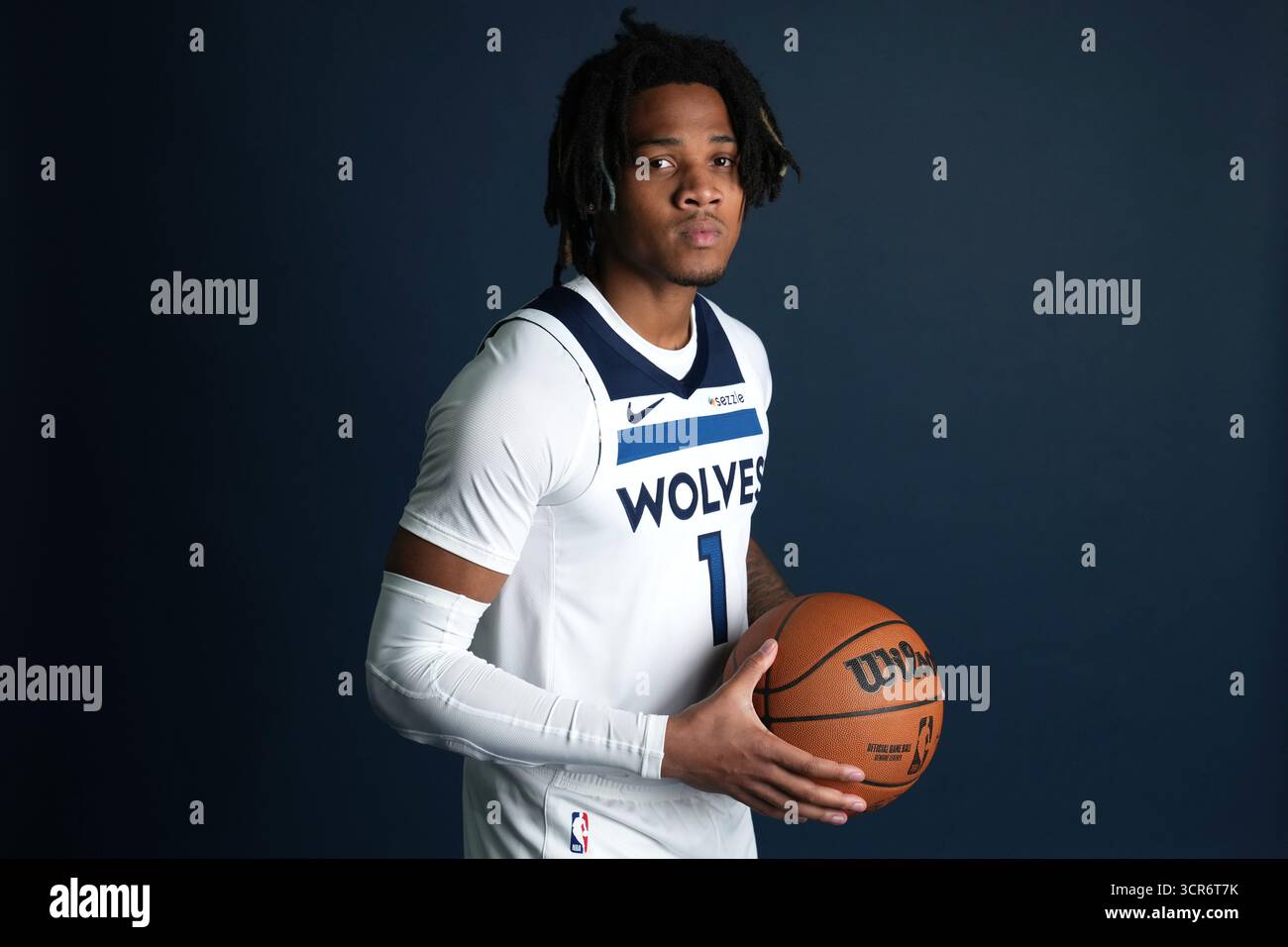 Minnesota Timberwolves guard Terrence Shannon Jr. poses for a photo ...