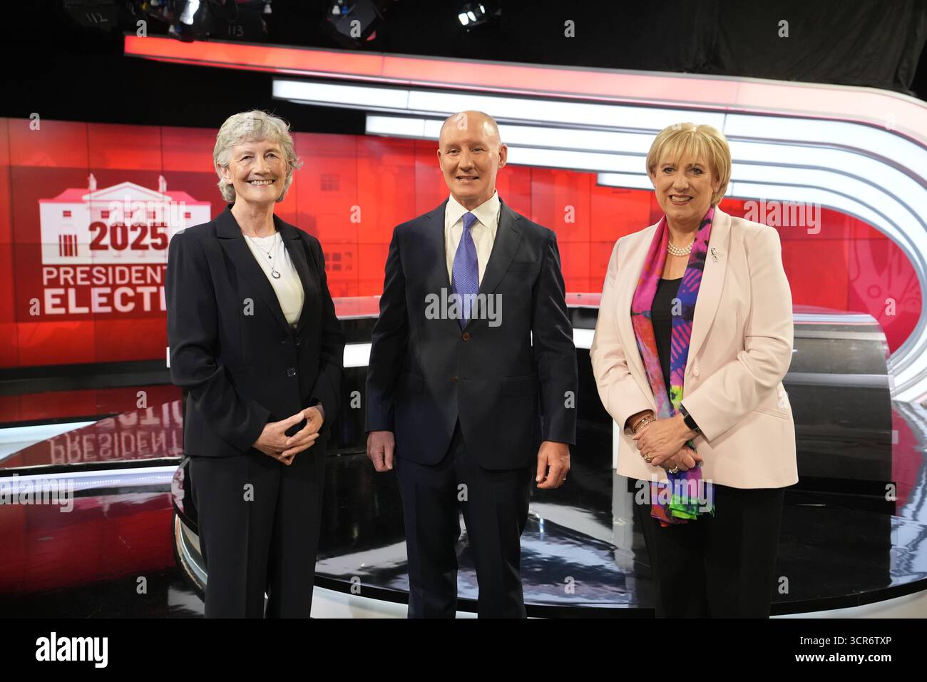 (left to right) Irish presidential candidates, left-wing independent ...