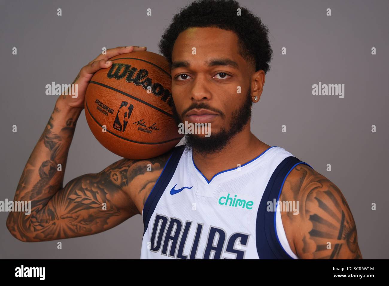 Dallas Mavericks forward P.J. Washington poses for a photo during the ...
