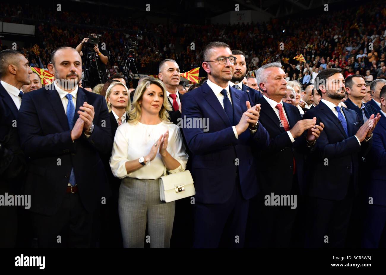 Hristijan Mickoski primeminister of North Macedonia and leader of the ...
