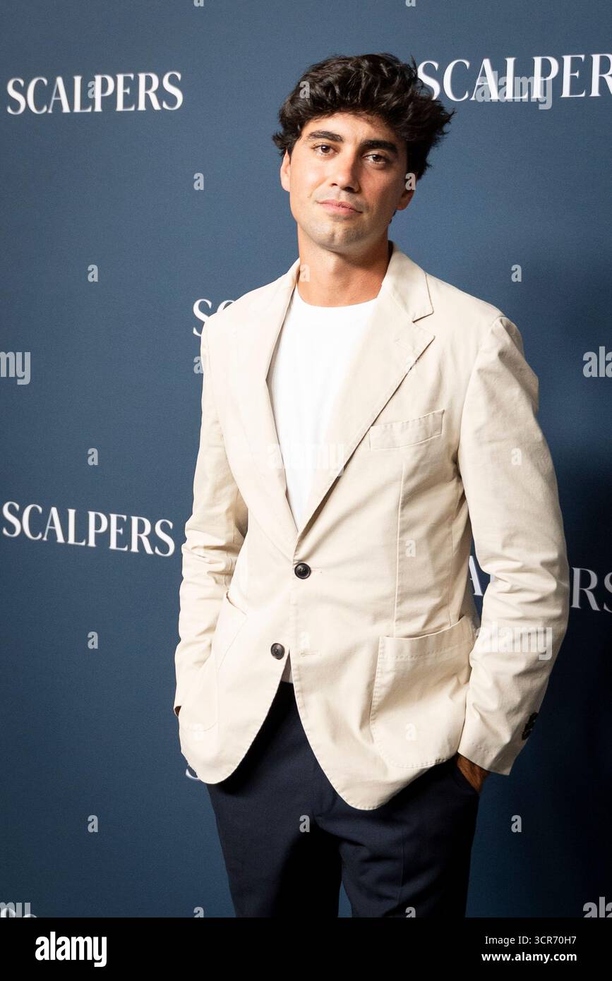 Victor Ciudana attends to Scalpers New Campaign at Teatro Real on ...