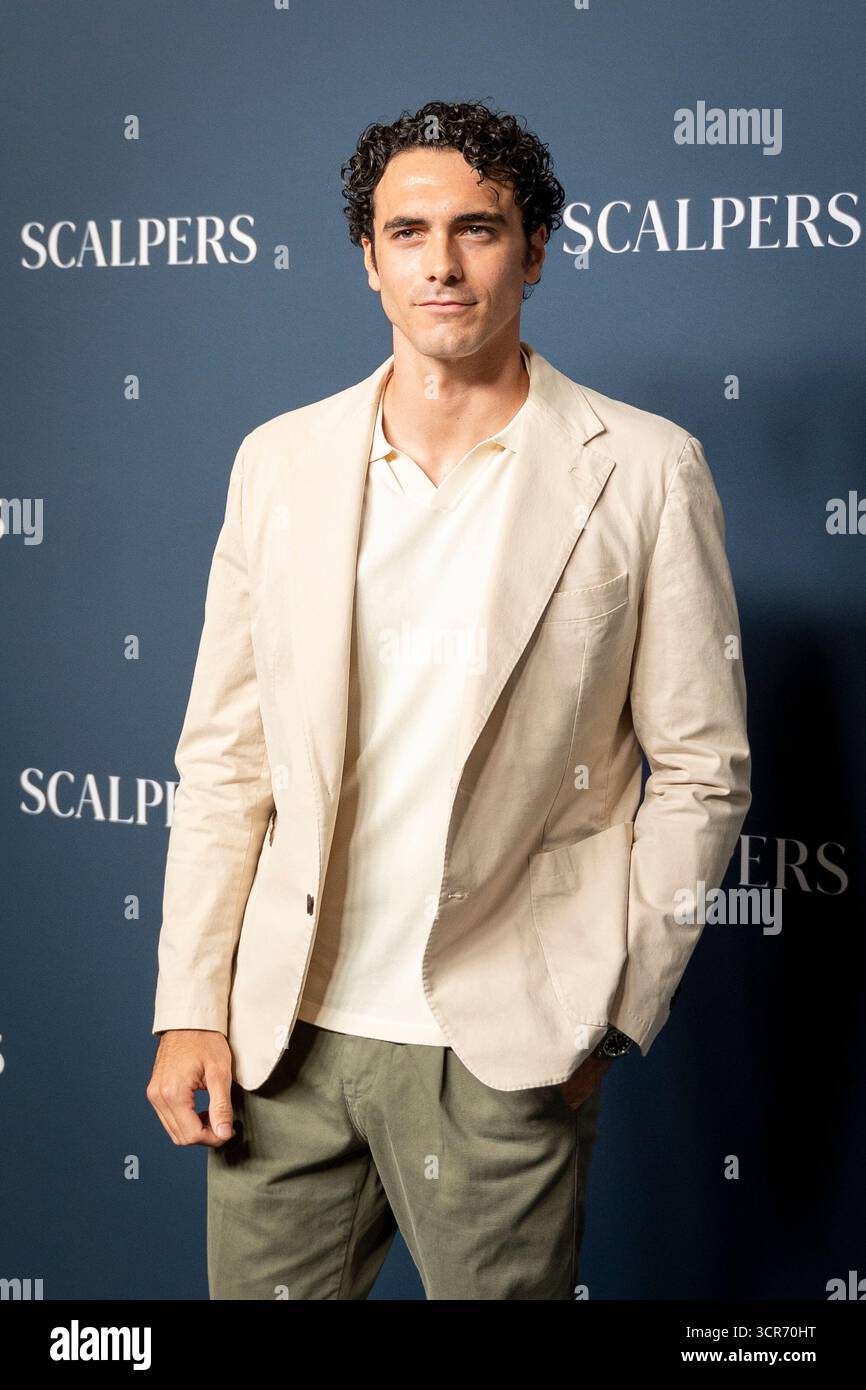 Marc Bonin attends to Scalpers New Campaign at Teatro Real on September ...