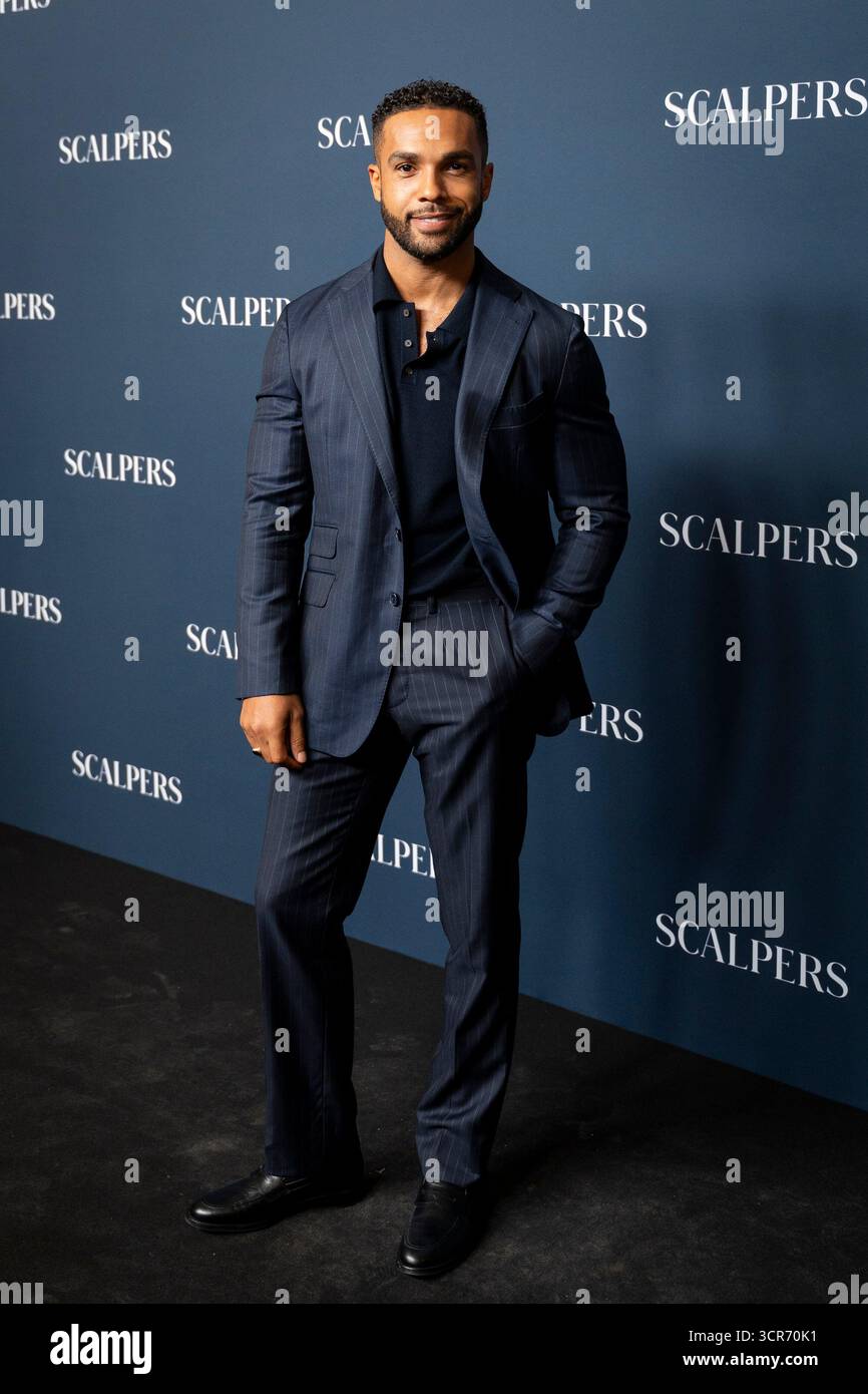 Lucien Laviscount attends to Scalpers New Campaign at Teatro Real on ...