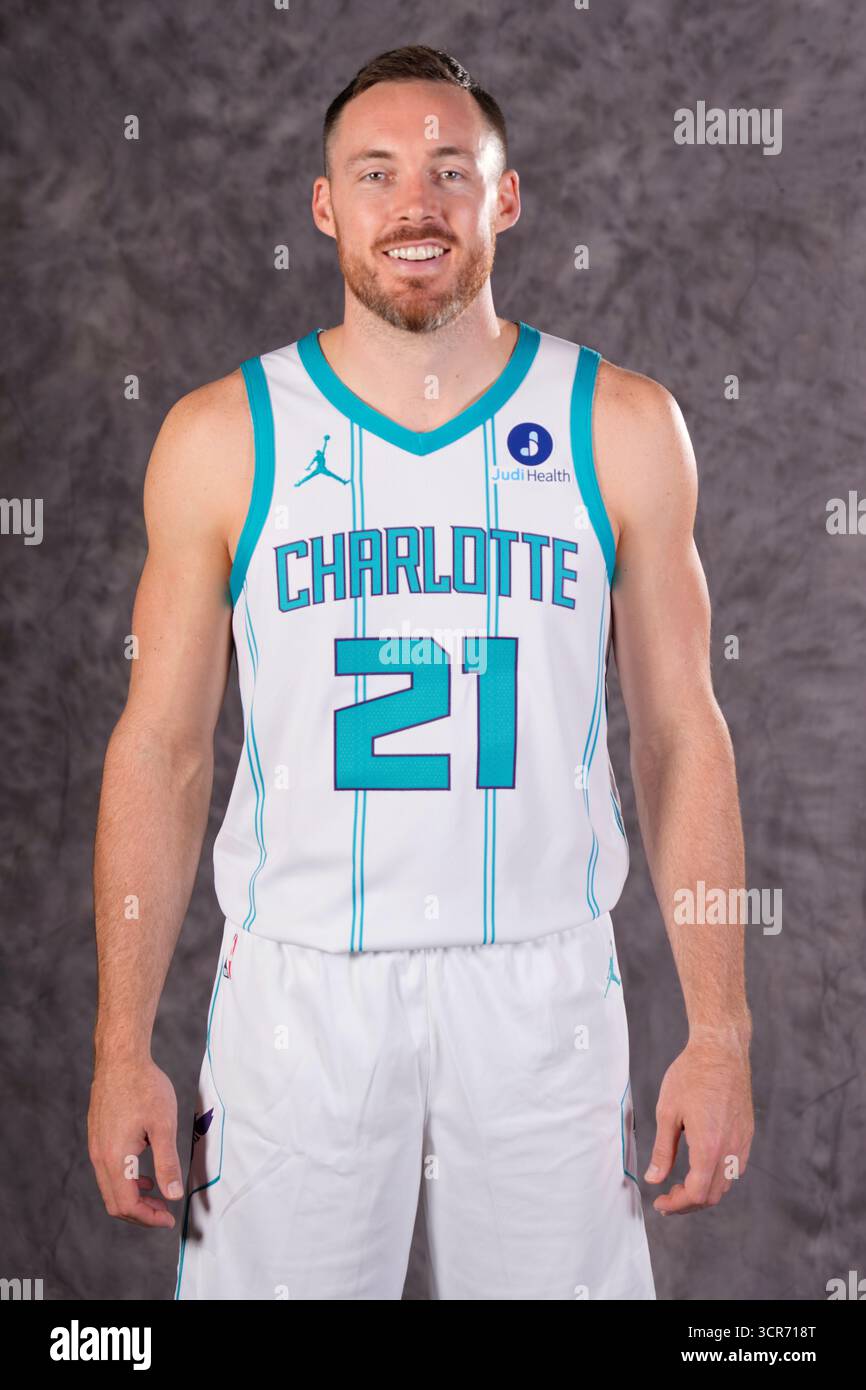 Charlotte Hornets' Pat Connaughton poses for a photo during the NBA ...