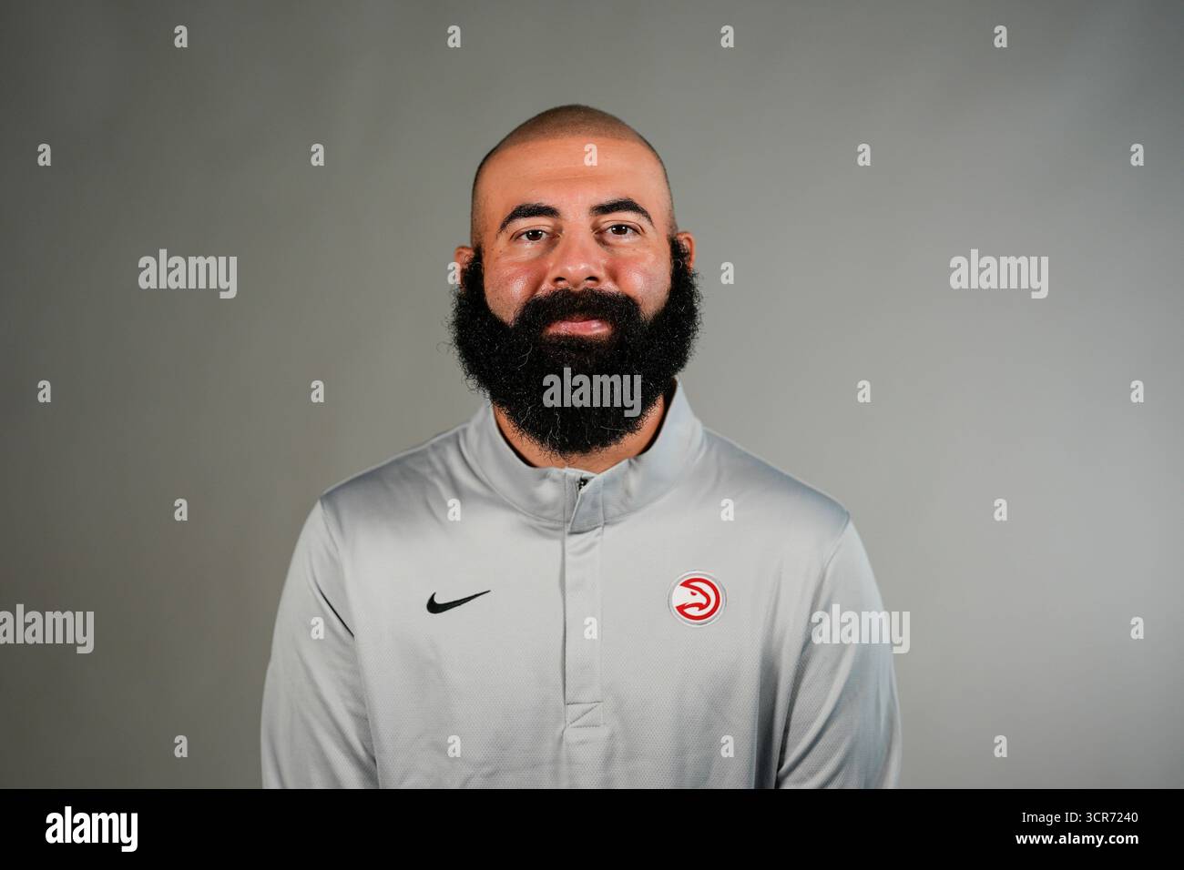 Atlanta Hawks general manager Onsi Saleh poses for a photo during the ...