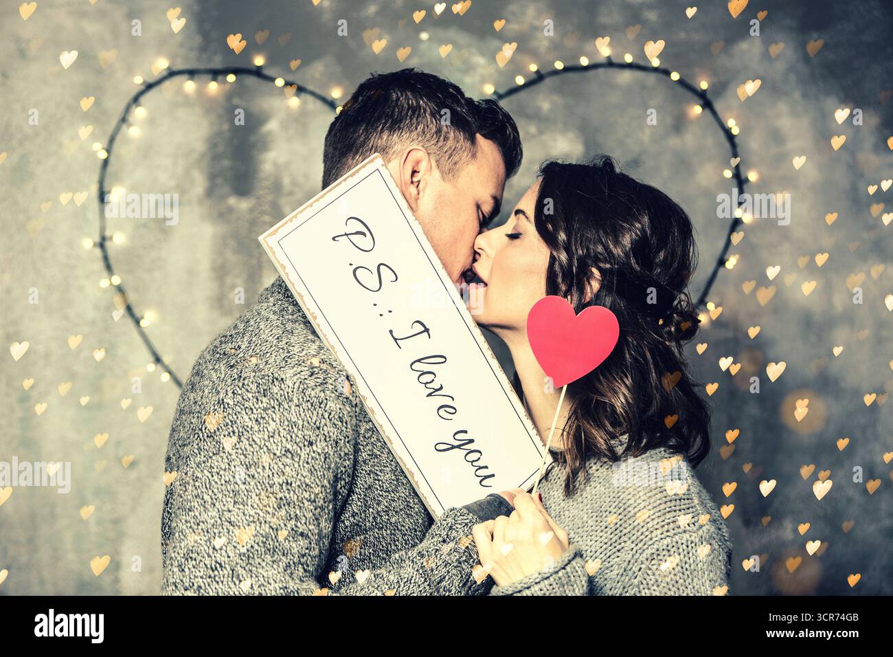 Love couple symbol hi-res stock photography and images - Alamy