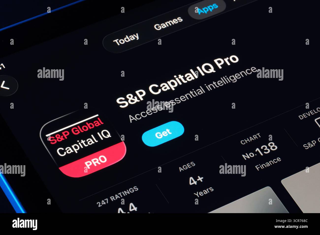S and p capital iq pro logo hi-res stock photography and images - Alamy