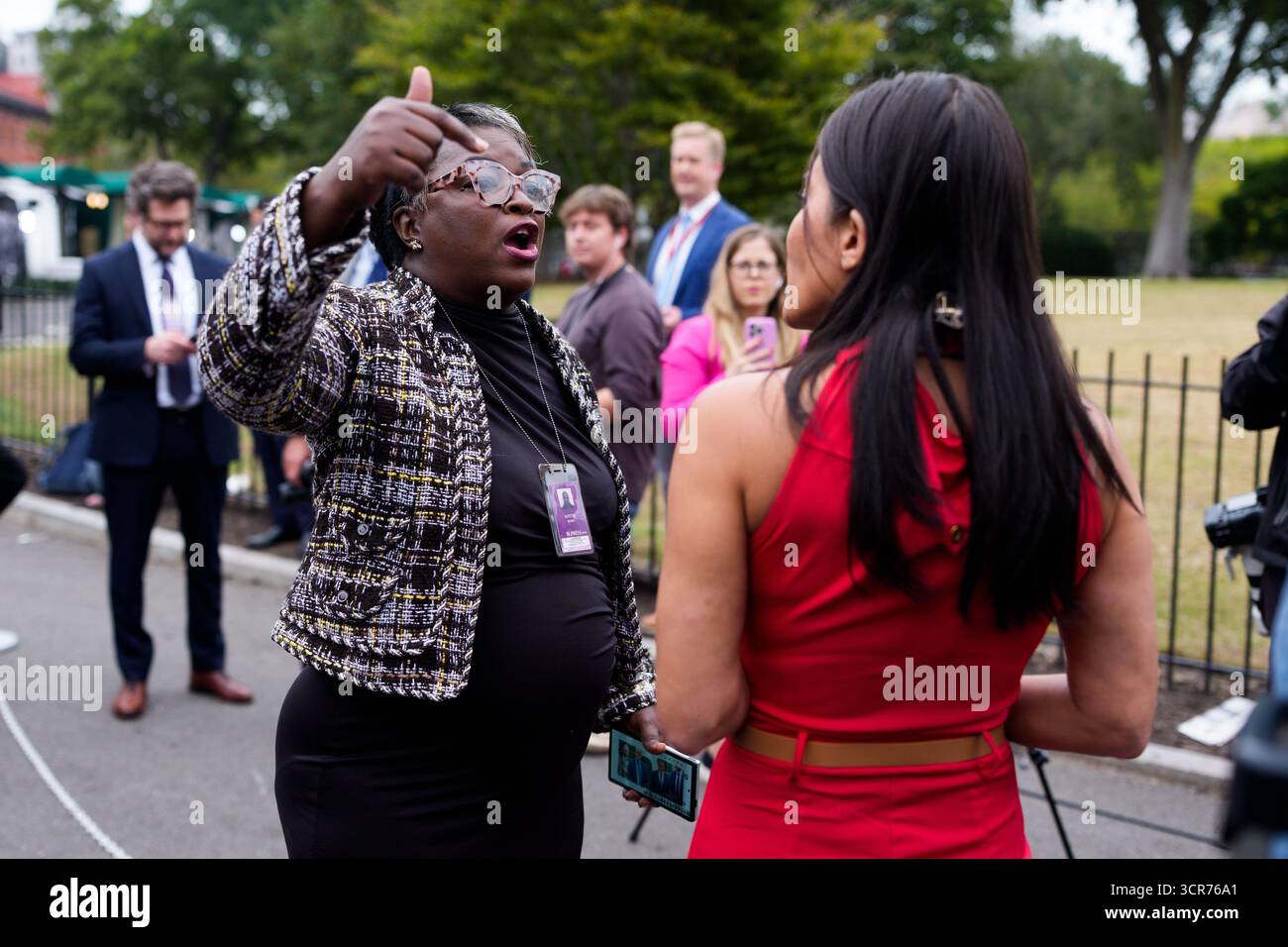 Washington, United States. 29th Sep, 2025. Mona Austin, White House ...