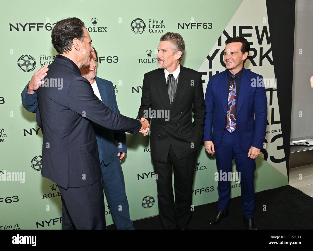 Bobby Cannavale, left, Richard Linklater, Ethan Hawke and Andrew Scott ...