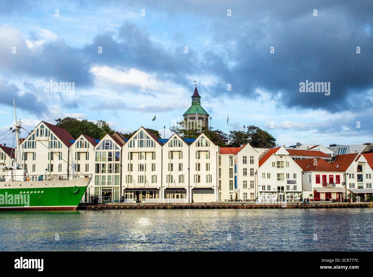 Stavanger, Norway, Sep. 4, 2025. Waterfront view of Stavanger harbour ...