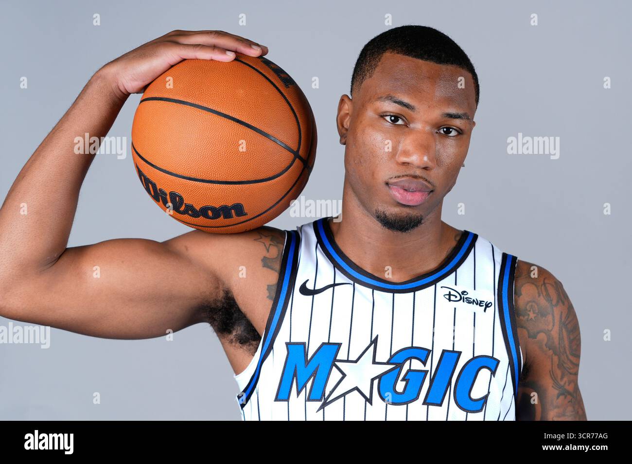 Orlando Magic forward Jamal Cain during the NBA basketball team's media ...