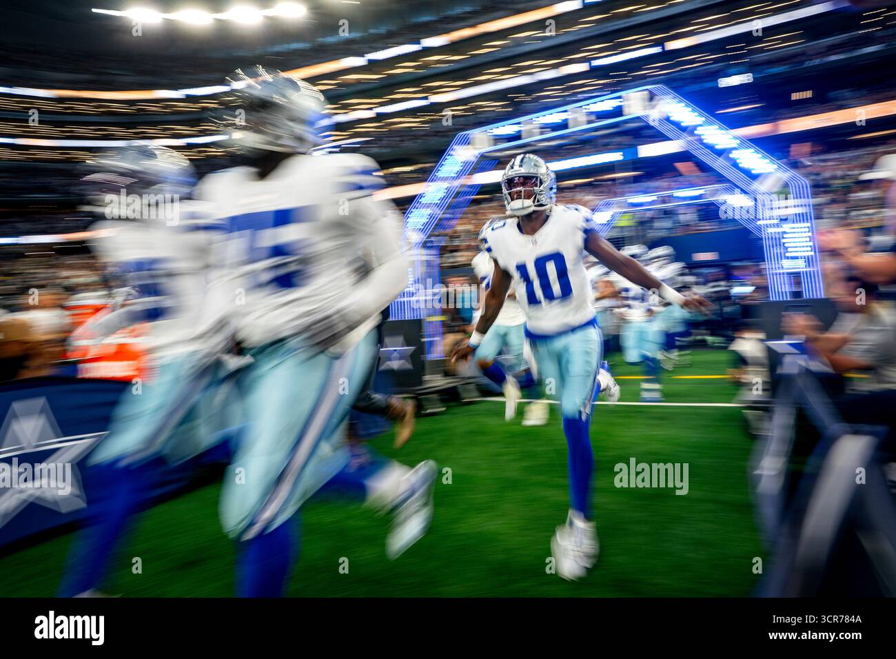 Dallas Cowboys backup quarterback Joe Milton III (10) and the rest of ...
