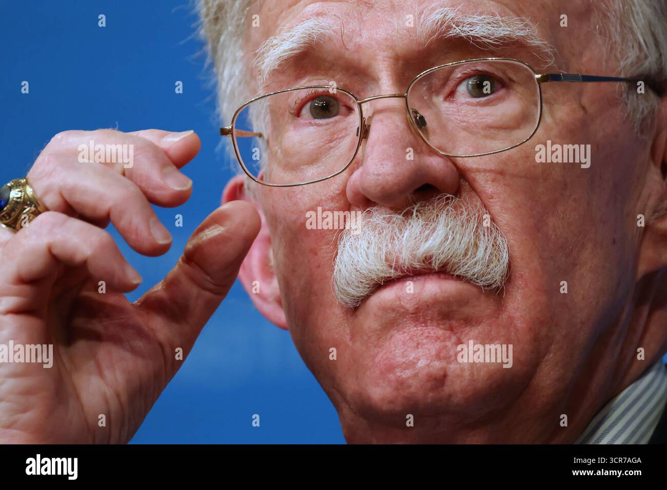 John Bolton speaks at Harvard Kennedy School's John F Kennedy Jr Forum ...