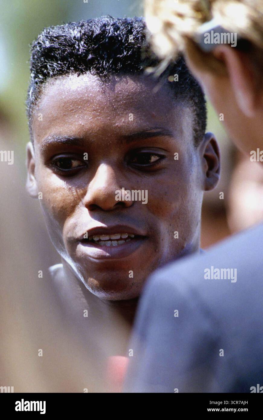 Los Angeles, California, USA, 1984. Portrait of the American athlete ...