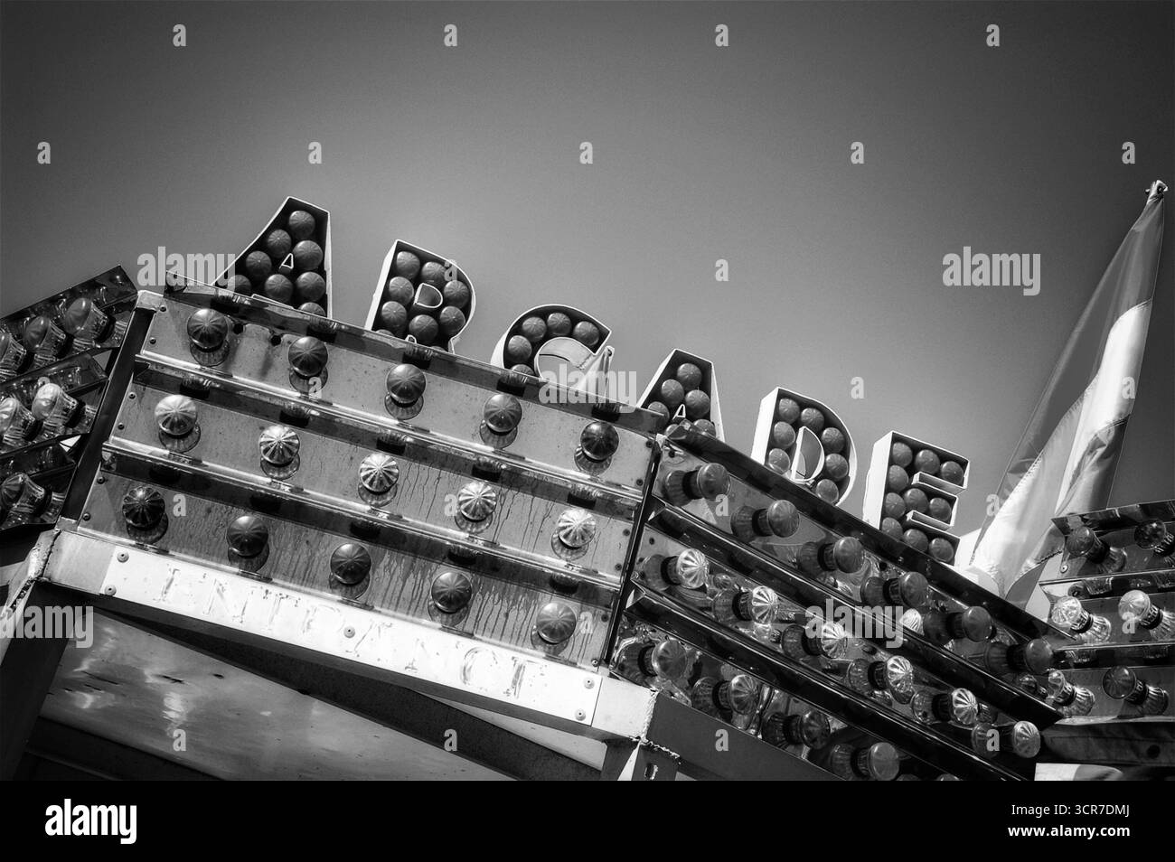 Decorative blue red lights Black and White Stock Photos & Images - Alamy