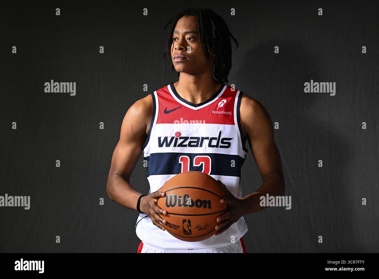 Washington Wizards guard Tre Johnson (12) poses for a photo during the ...
