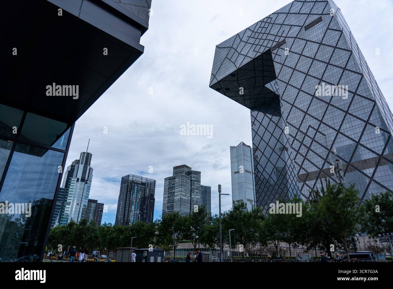 Beijing, China - September 17, 2025 : The iconic CCTV Headquarters ...