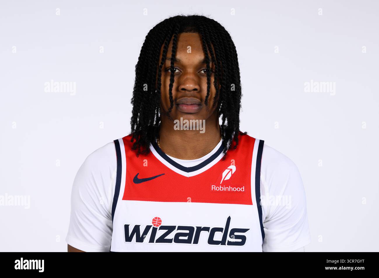 Washington Wizards guard Bub Carrington (7) poses for a photo during ...