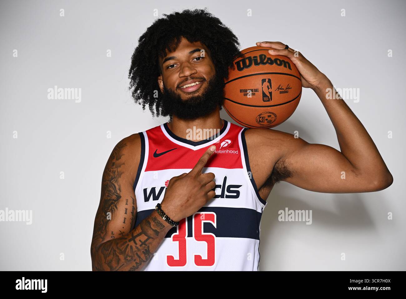 Washington Wizards forward Marvin Bagley III (35) poses for a photo ...