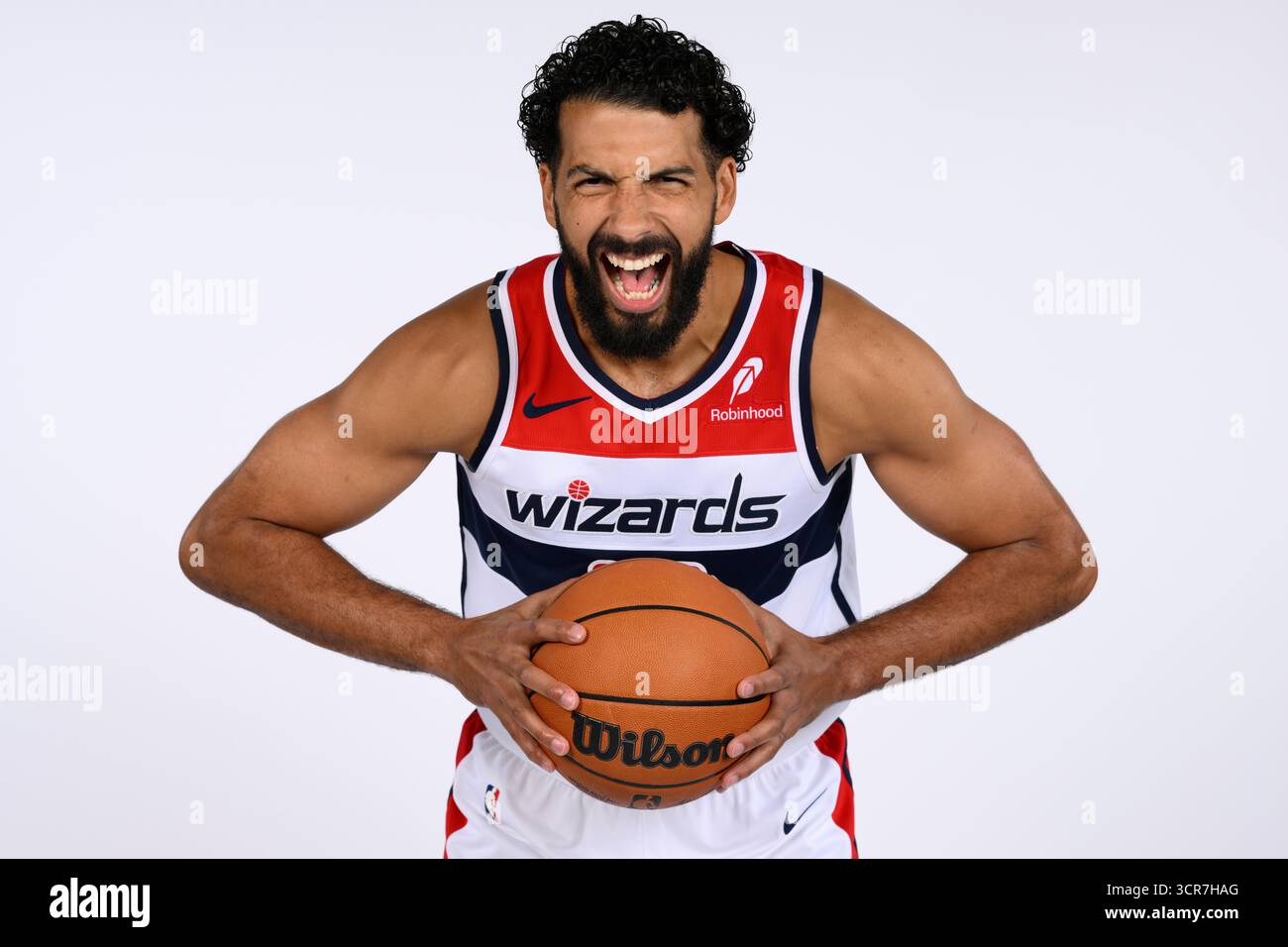 Washington Wizards forward Anthony Gill (16) poses for a photo during ...